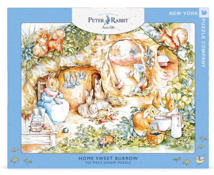 Peter Rabbit's Home Sweet Burrow 750 Piece Puzzle – Little Goose Toys