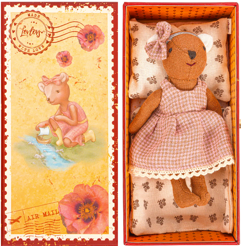 Abigail Bear in a Box by Levlovs – Little Goose Toys