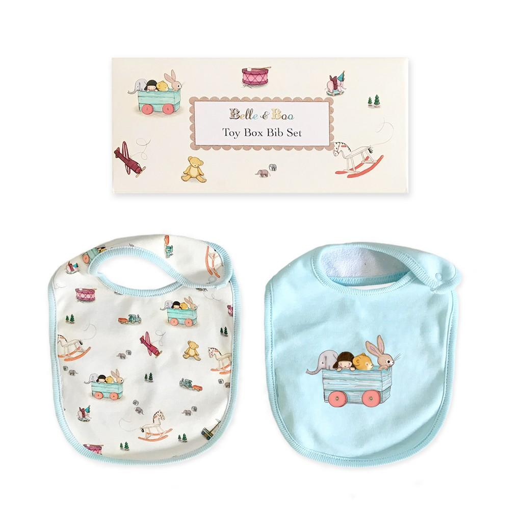 Belle & Boo Toy Box Baby Bib Set – Little Goose Toys