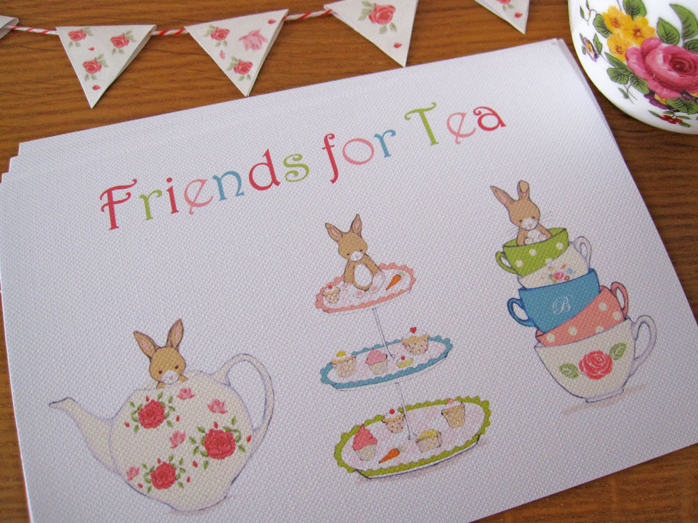 Friends for Tea - Invitations by Bumpkin – Little Goose Toys