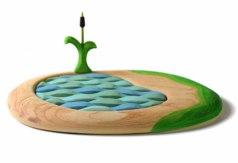 Lake and Cattail Puzzle Set by Bumbu – Little Goose Toys