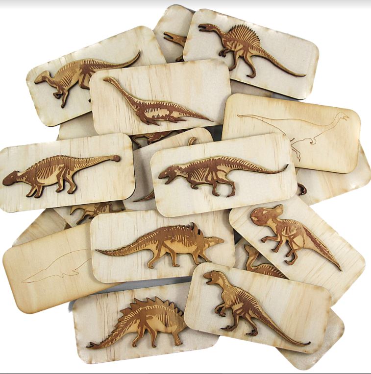 Dinosaur Fossil Stamps - Set of 10 – Little Goose Toys