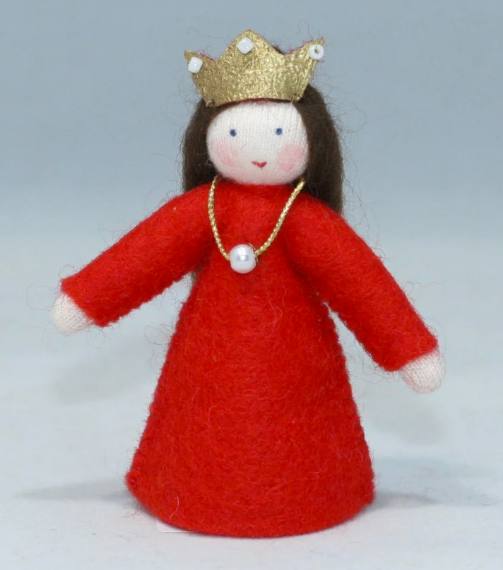 Princess Fairy Felt Doll, Red Dress – Little Goose Toys