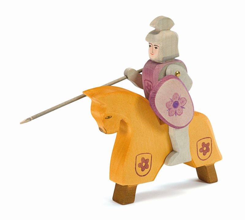 Red Riding Knight on Horse by Ostheimer – Little Goose Toys