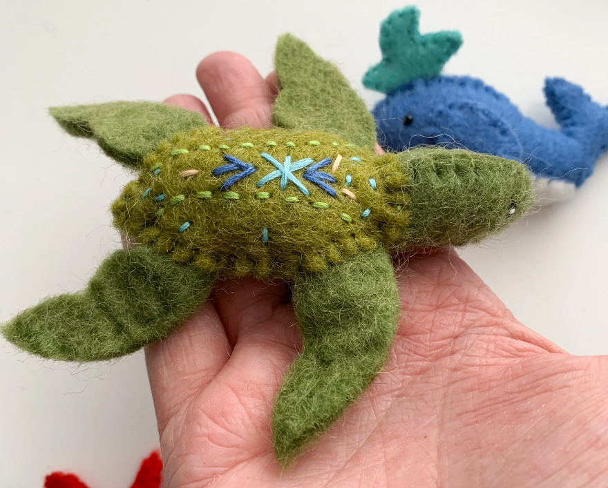 Felt Sea Turtle – Little Goose Toys